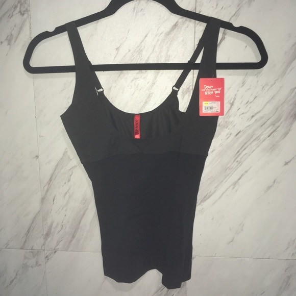SPANX | Intimates & Sleepwear | Spanx Open Bust Shaping Cami In Black ...